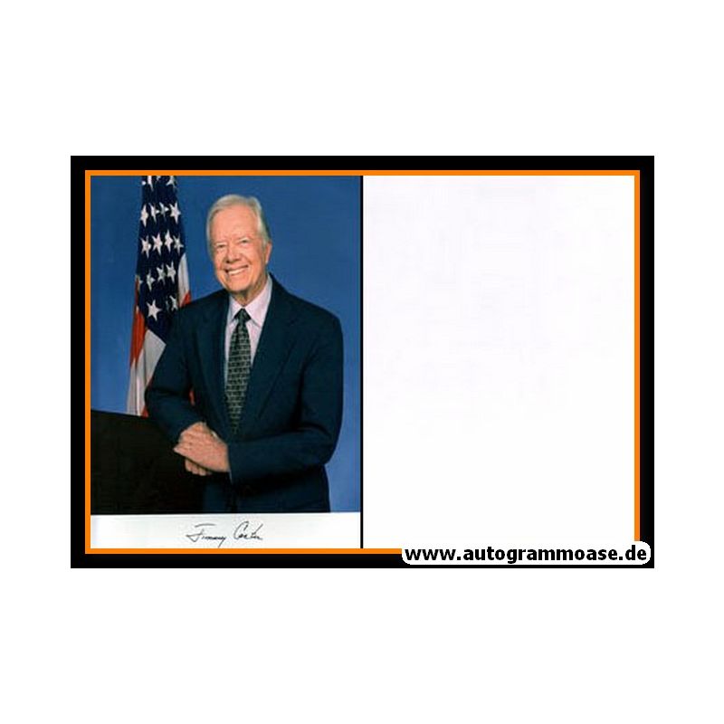 Autogramm Politik | USA | Jimmy CARTER | POTUS 1977-81 | 2000er Foto