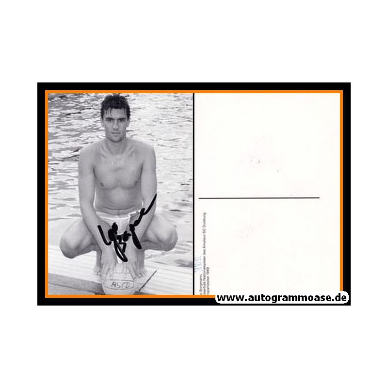 Autogramm Wasserball | Ingo BORGMANN | 1989 (Portrait SW) EM-Sieg